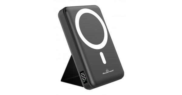 Powertech PT-1136 Μαύρο MagSafe Power Bank 10000mAh 22.5W με Θύρα USB-A ...